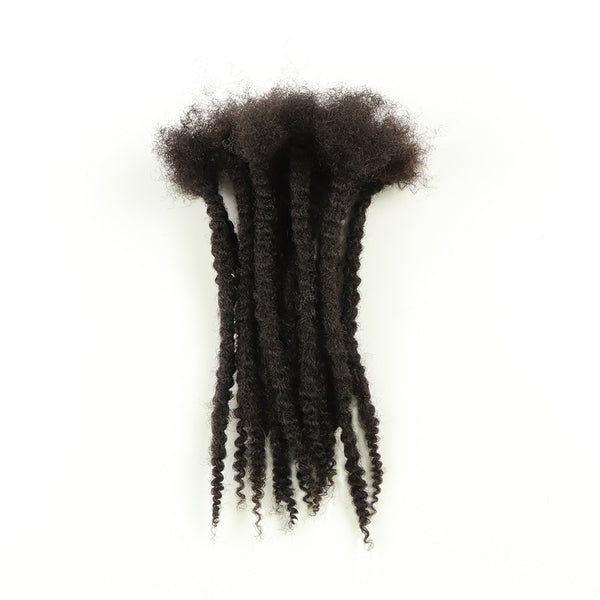 New Arrivals Human Hair Soft Textured Curly Ends Handmade Dreadlock Ex ...